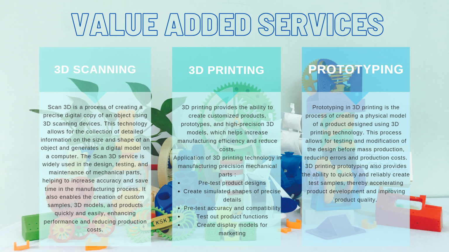 VALUE ADDED SERVICES – ksksolutions